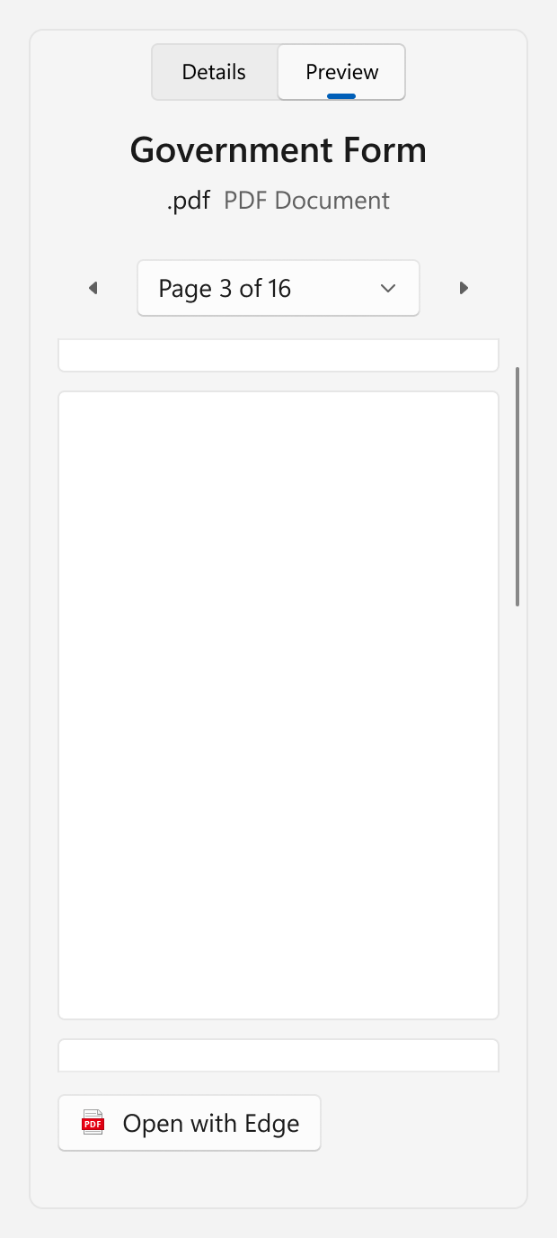PDF be vertical rather then horizontal scrolled in preview section ...
