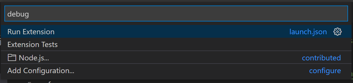 "Debug: Select and Start Debugging" missing from the Command Palette ...