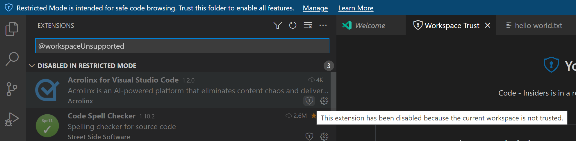 "Trust this folder" message appears when there's no folder opened · Issue #124392 · microsoft ...