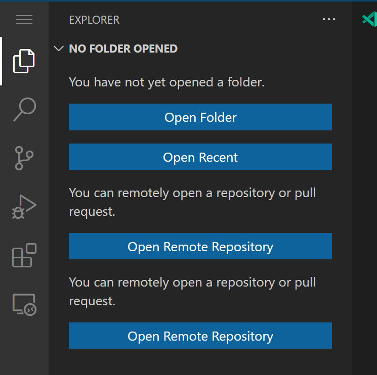Open Remote Repository button shown twice in insiders.vscode.dev · Issue #143858 · microsoft ...