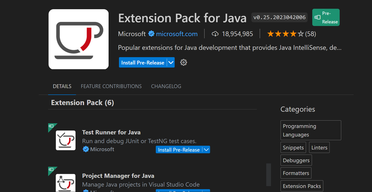 Java General Profile Template Doesnt Include Test Runner For Java Even Though It Is Include In