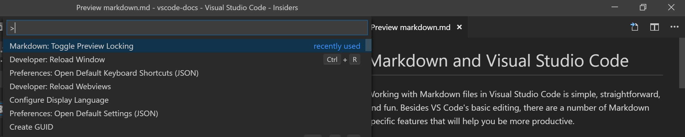 The command for "Dynamic previews and preview locking" is expired ...