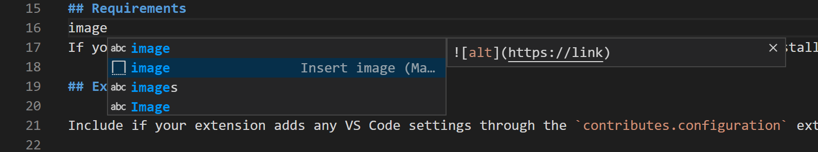 Snippet descriptions are clipped · Issue #89507 · microsoft/vscode · GitHub