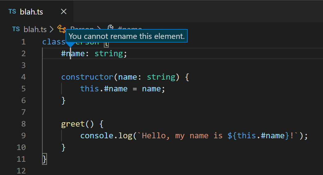 Can t Rename TS 3 8 Private Fields Issue 89542 Microsoft vscode can-t-rename-ts-3-8-private-fields-issue-89542-microsoft-vscode