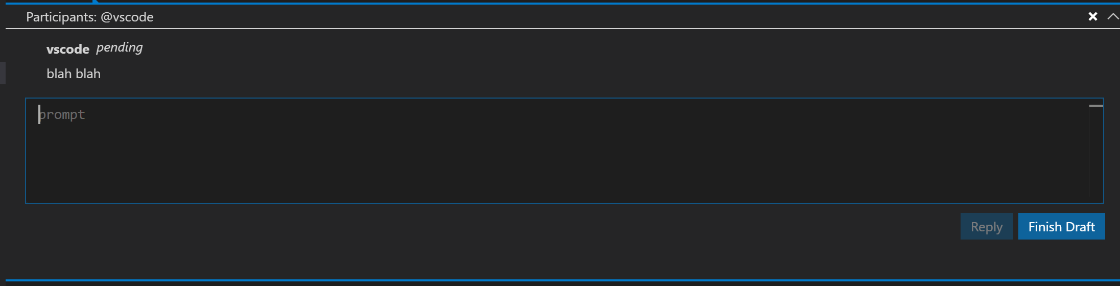 Sometimes comments prompt replaces placeholder text · Issue #96516 ...