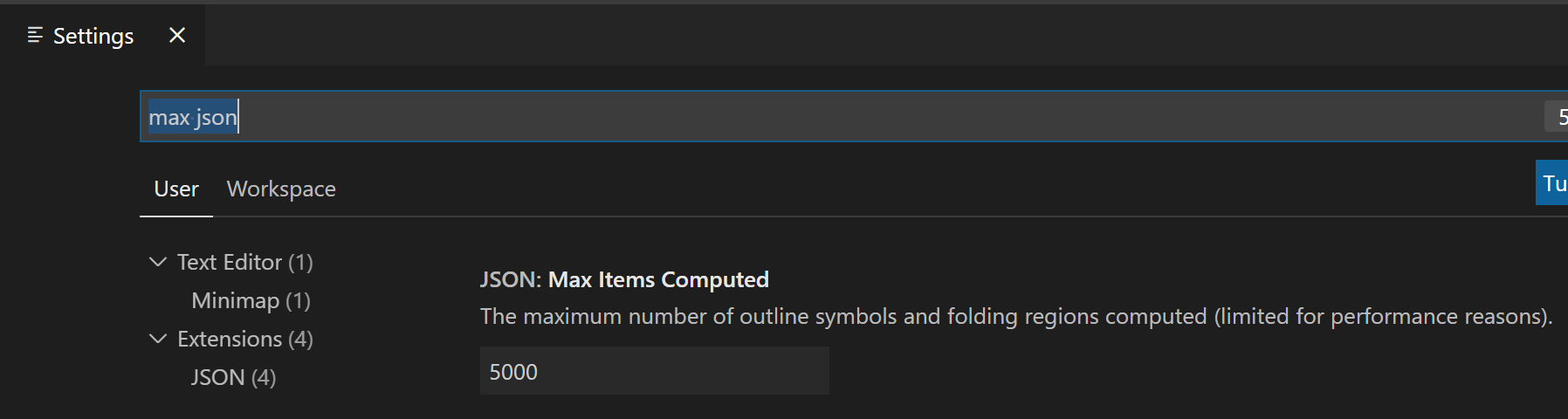 json.maxItemsComputed · Issue #3638 · microsoft/vscode-docs · GitHub