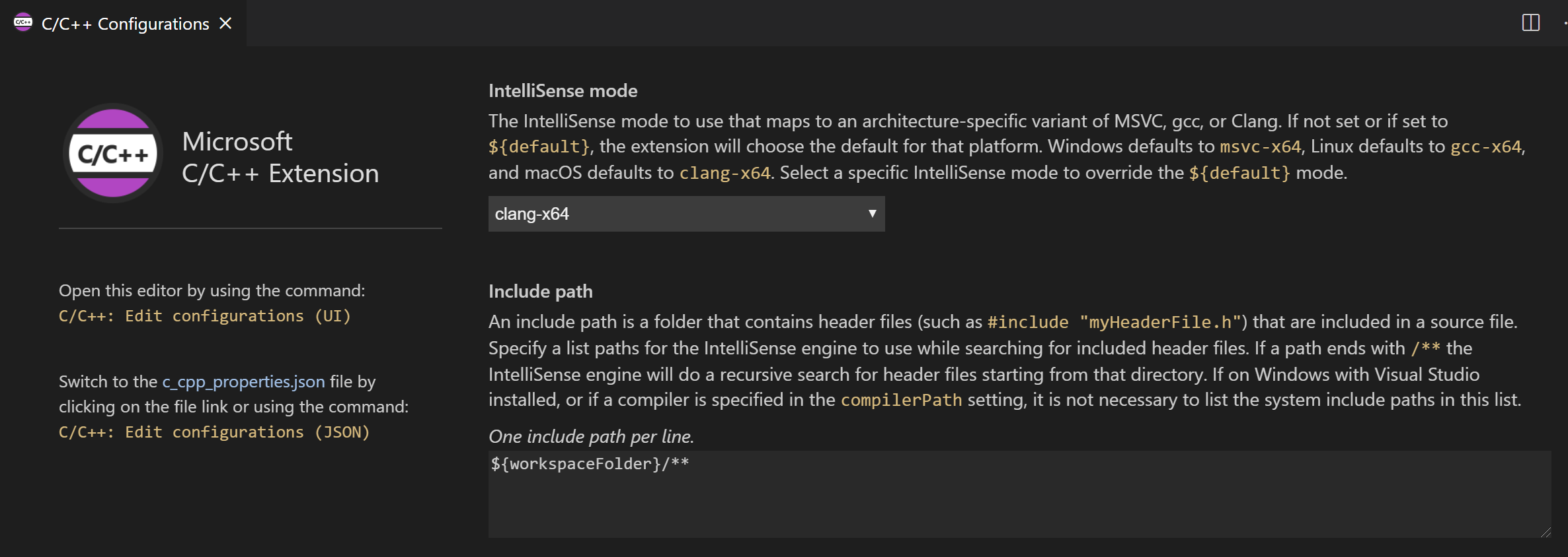 how should i update your includePath ? · Issue #3861 · microsoft/vscode ... how should i update your includePath ? · Issue #3861 · microsoft/vscode ...