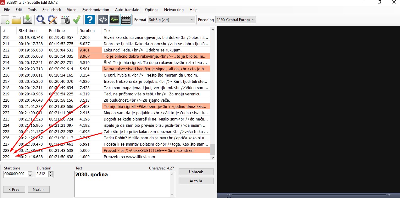 Version 3.6.12 option ADD embedded title doesn't work on my computer ...