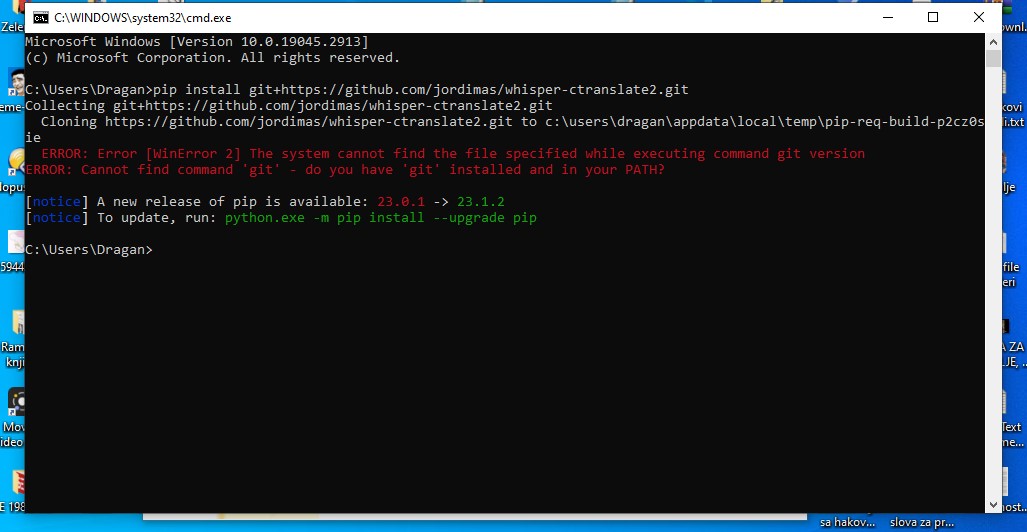 Help for installing phyton component for Ctranslate2 and WhisperX · Issue #6914 · SubtitleEdit ...