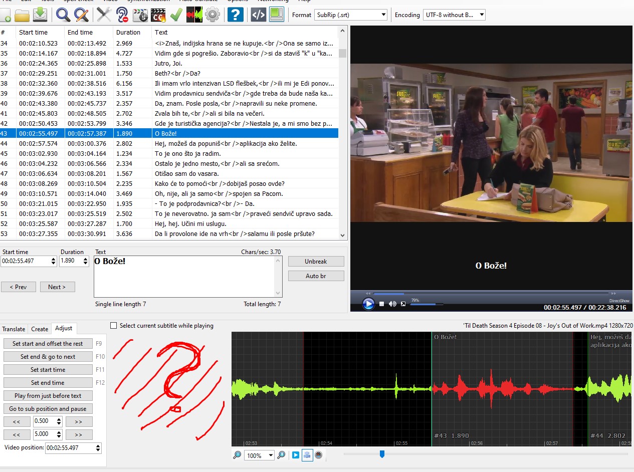 What is this EMPTY SPACE on the left side of the waveform (spectrogram) in version 4.0.1 ...