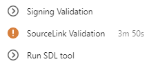 SourceLink validation step emits confusing error with automatically generated source-build ...