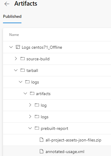 Make prebuilt report accessible anonymously · Issue #1823 · dotnet/source-build · GitHub
