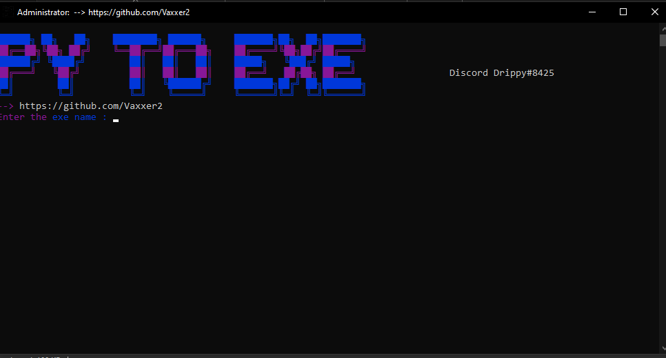 GitHub - Vaxxer2/Py-To-EXE