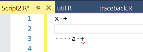Indent in complex expressions should respect last line indent · Issue ...