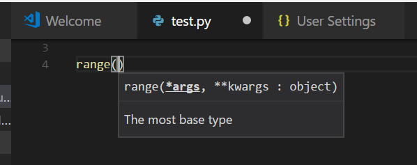 Signature Display Inconsistent With `range` · Issue 3869 · Microsoftptvs · Github 3529