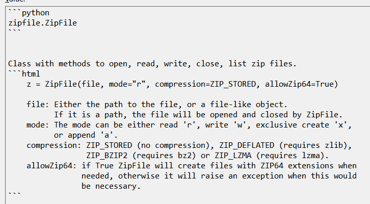 Hover Tooltip With Multiple Languages In Markdown Is Rendered