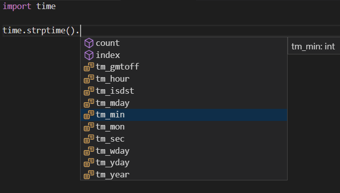 time.strptime (and others) info not being pulled from typeshed · Issue ...