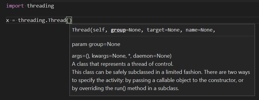 Class construction should show arguments from __init__ · Issue #983 · microsoft/python-language ...