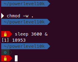 second line of prompt shows as space in 10k vs right-triangle in 9k · Issue #67 · romkatv ...