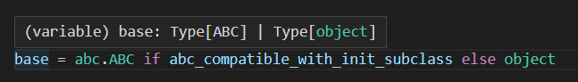 Pylance parameter hints not working with child class attribute · Issue #3512 · microsoft/pylance ...