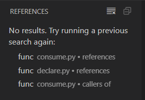 Call Hierarchy always returns no results for function aliased via ...