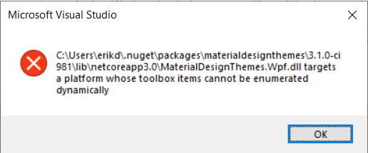 Toolbox And Nuget Error · Issue 9221 · Nugethome · Github