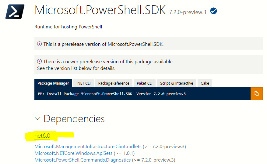 Powershell Sdk 720 Preview3 Appears To Be Broken · Issue 15042 · Powershellpowershell · Github