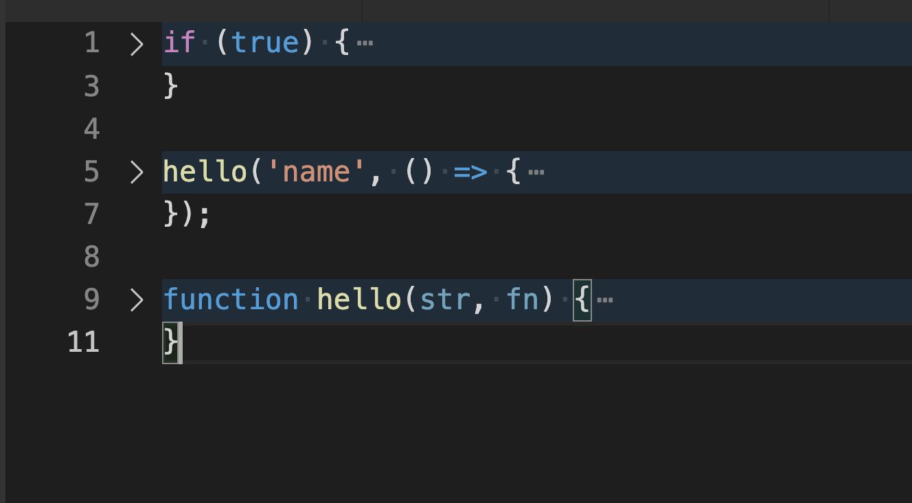 Inconsistent Folding (JS/TS) · Issue #114108 · microsoft/vscode · GitHub