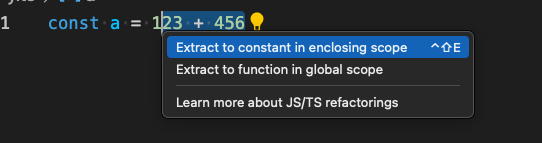 More flexible refactorings not included when code actions are manual triggered · Issue #118087 ...