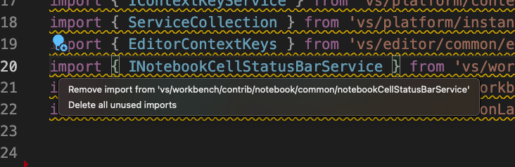 FR: Autoremove unused imports · Issue #128651 · microsoft/vscode · GitHub