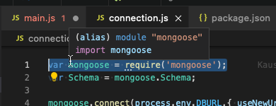 Intellisense autocomplete fails for Mongoose Objects (Nodejs) · Issue #128204 · microsoft/vscode ...