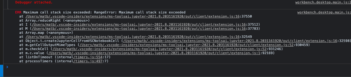 Unable to load a notebook with large output · Issue #131575 · microsoft ...