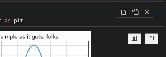 Plot buttons stand out in dark themes · Issue #7833 · microsoft/vscode ...