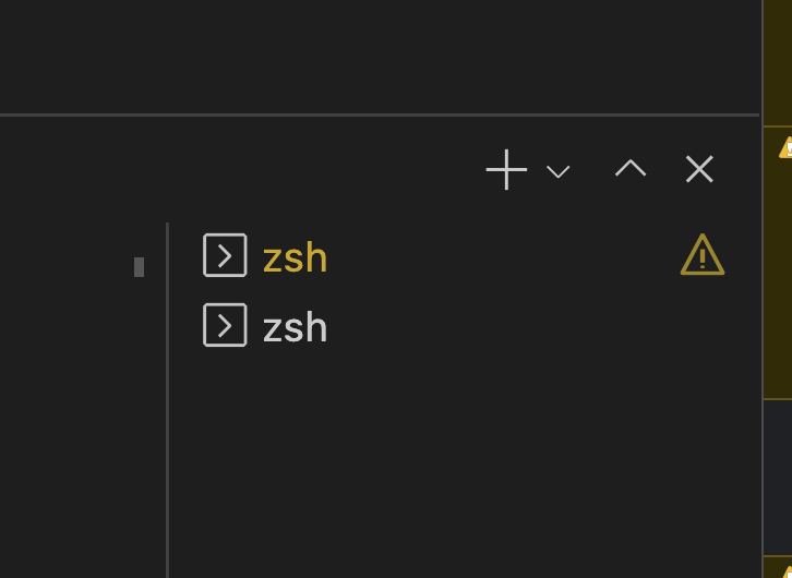 Cannot view terminal warning when only a single terminal is open ...