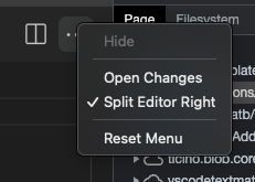 No 'reset menu' item for view title actions · Issue #162003 · microsoft ...