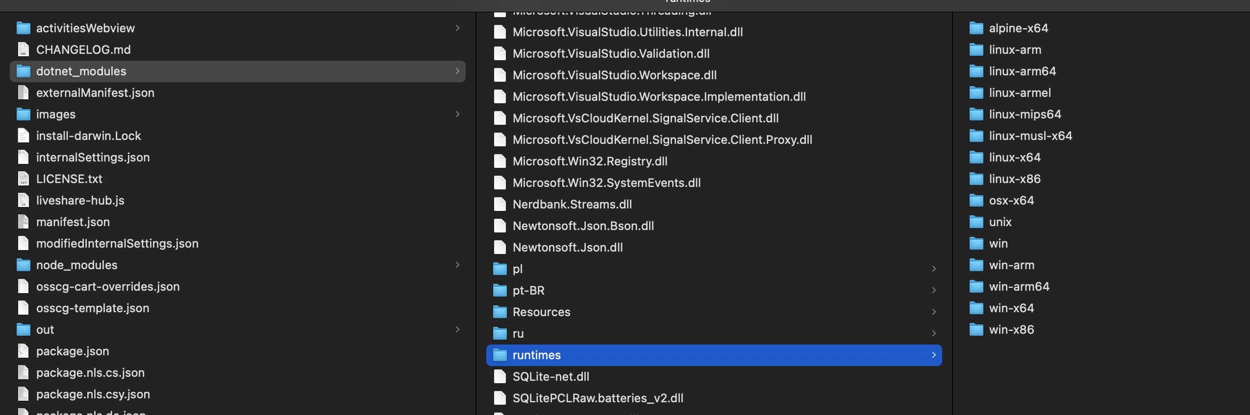 Exclude platform specific bits from install · Issue #4781 · microsoft/live-share · GitHub