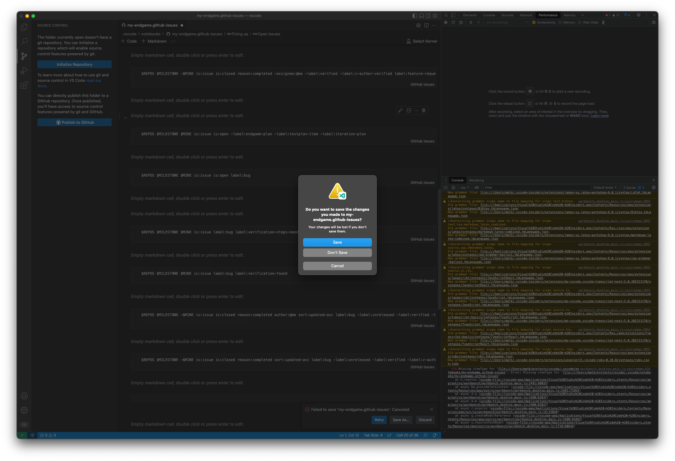 Notebook ends up corrupted after switching profiles · Issue #167644 · microsoft/vscode · GitHub