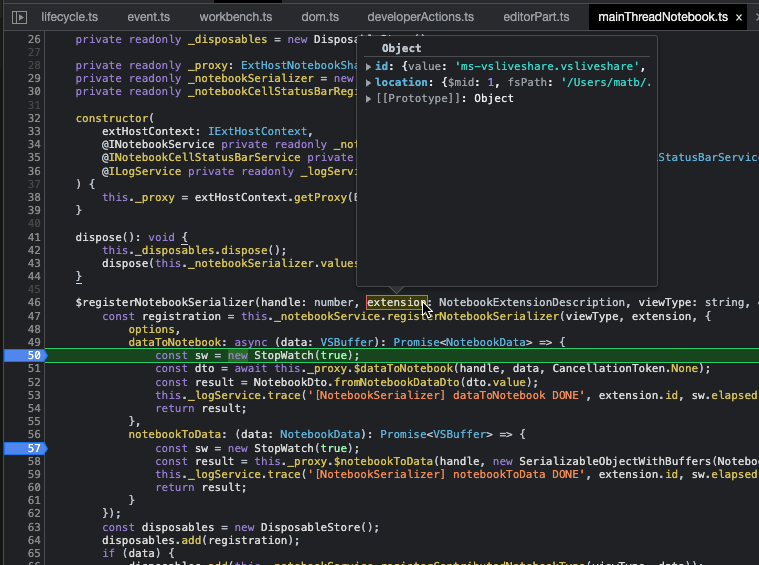 Live Share notebook serializer not being called when opening a notebook file on guest · Issue ...
