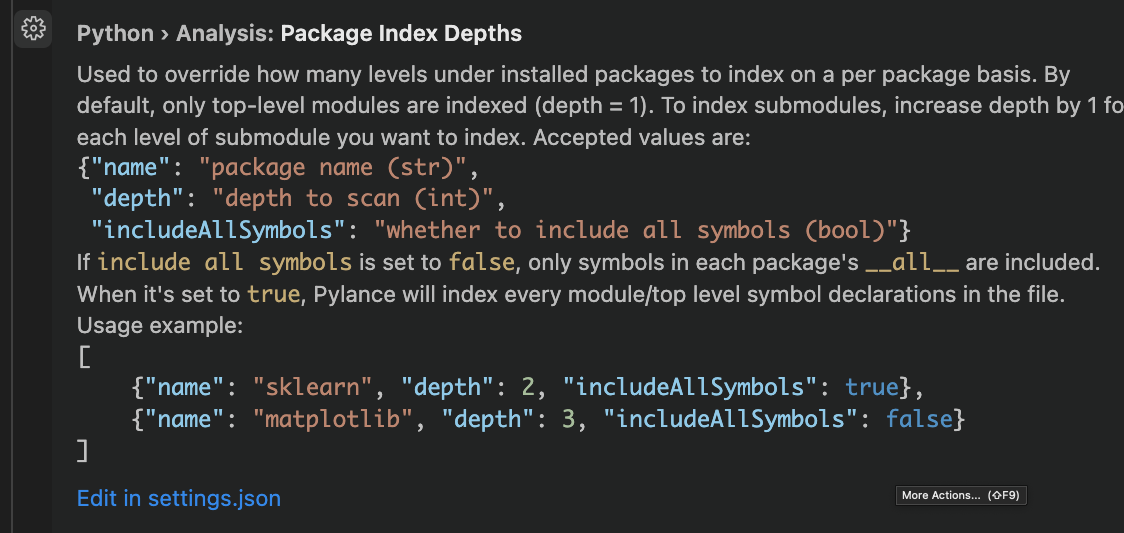 No spaces between paragraph and code elements in setting descriptions ...