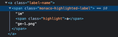 Explore using CSS highlighting API for HighlightedLabel · Issue #175938 · microsoft/vscode · GitHub
