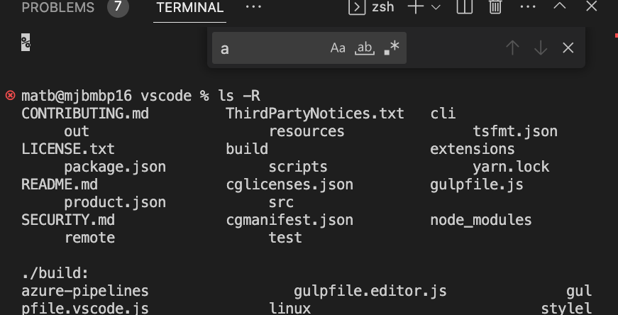 Terminal find buttons are disabled but working · Issue #171493 · microsoft/vscode · GitHub