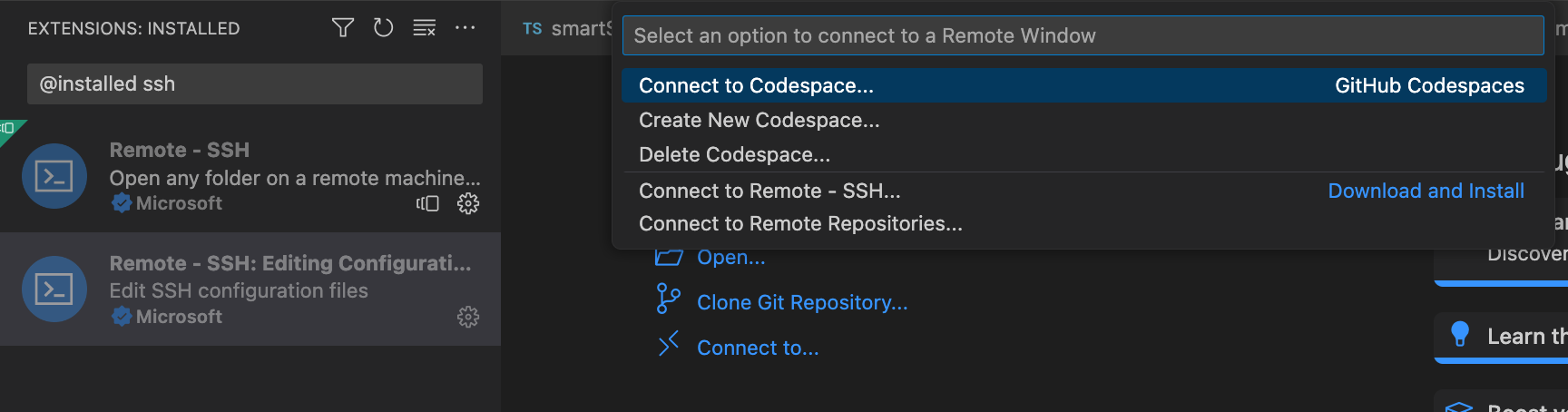 'Connect to' incorrectly prompts me to install an extension that I've disabled · Issue #177939 ...