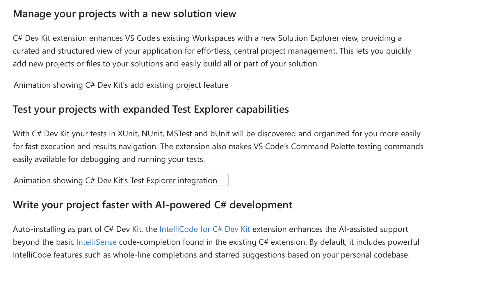 Bug Broken Images On Marketplace Page · Issue 19 · Microsoftvscode Dotnettools · Github