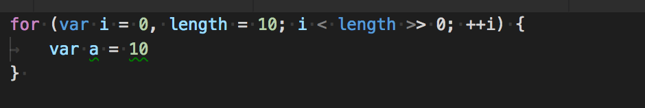 Bitwise Shift in For Loop Breaks Syntax Highlighting · Issue #469 · microsoft/TypeScript ...