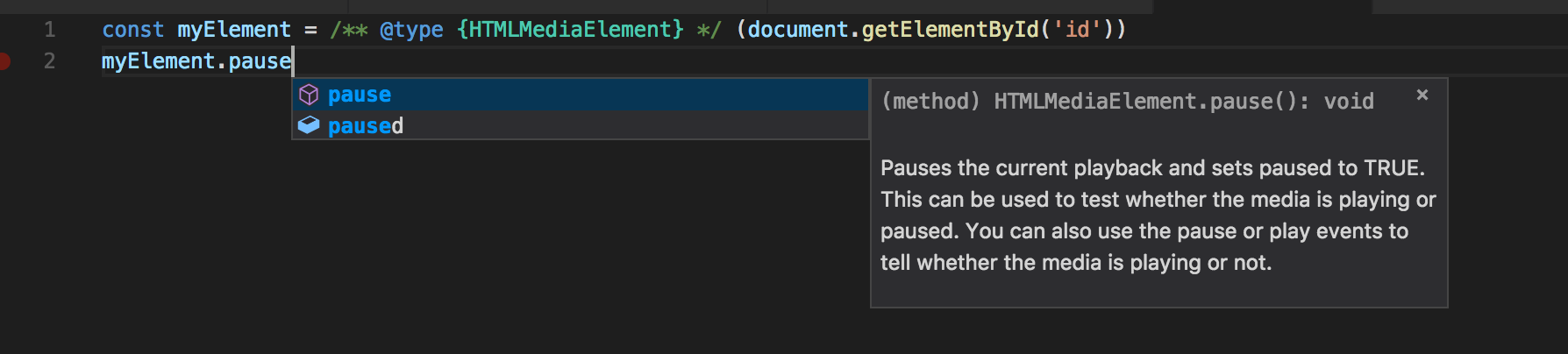 Auto-complete of HTML Media Element · Issue #624 · microsoft/vscode ...