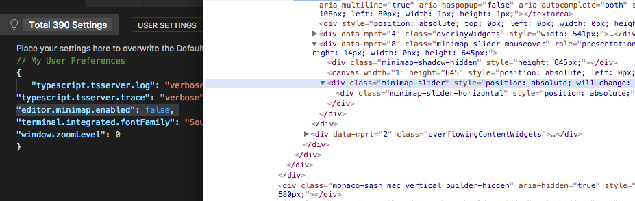 Do not create minimap dom nodes when minimap is disabled · Issue #38664 ...