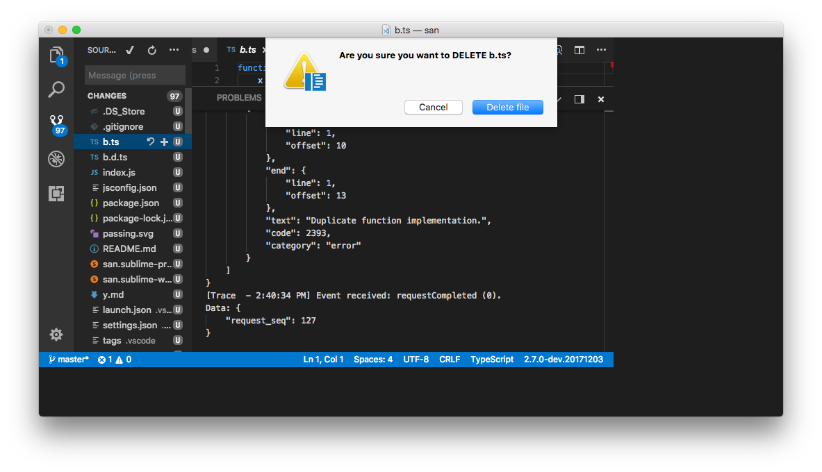 Editor not repainted when resizing the window while a deletion ...
