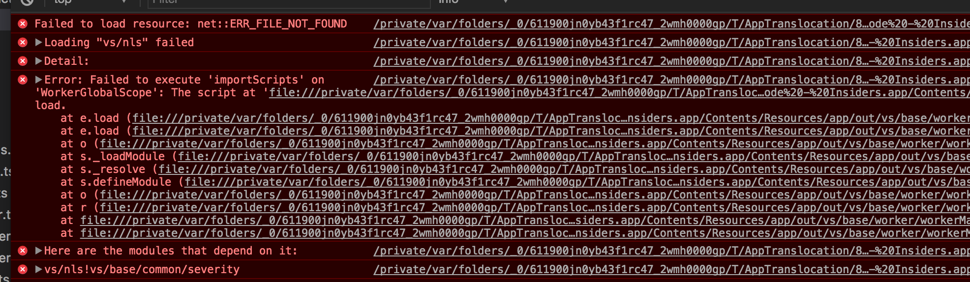 vs/nls loading errors in insiders · Issue #45839 · microsoft/vscode · GitHub