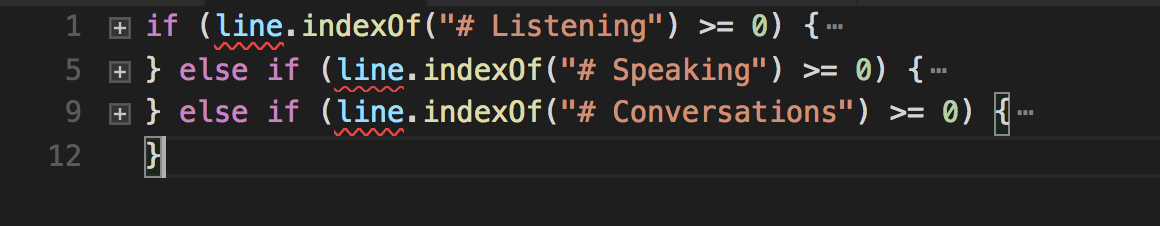 Version 1.22.1 (1.22.1) just updated but .js folding no longer works ...