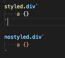 Different highlighting of template tag · Issue #110 · styled-components/vscode-styled-components ...